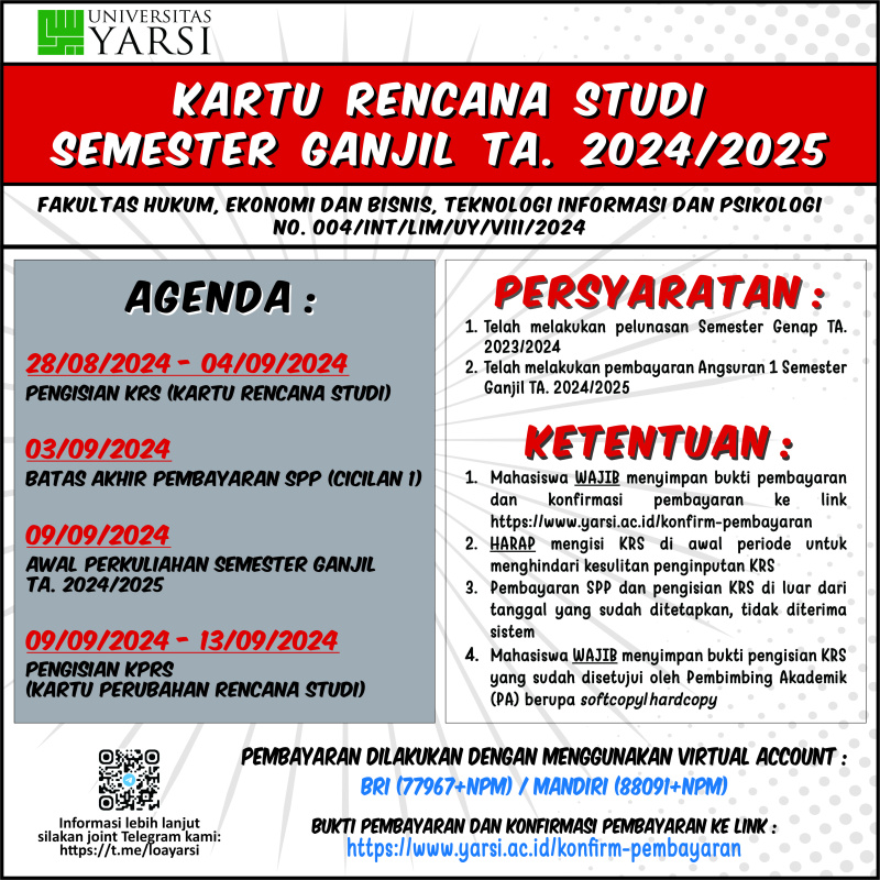 Sisfo Akademik Univ. YARSI